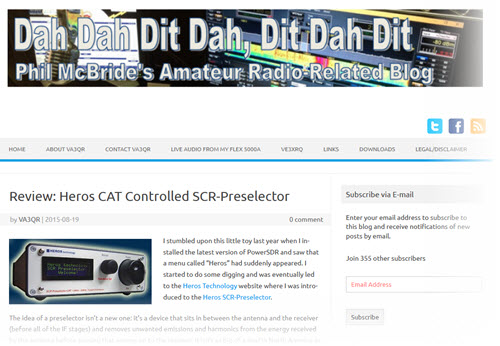 HF Tunable Preselector